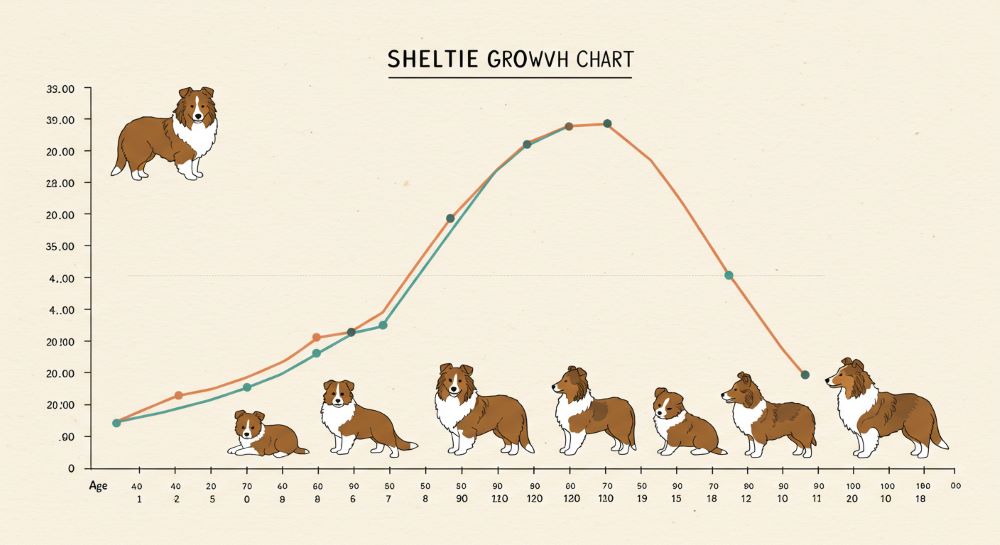 Sheltie Growth Chart: What to Expect as Your Shetland Sheepdog Grows ...
