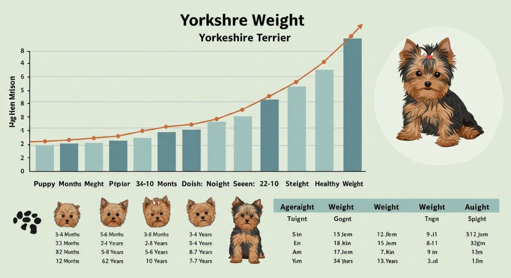 Yorkie Weight by Age: Complete Growth Chart & Guide - Online Dog Training